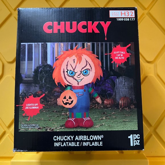 Gemmy | Holiday | Chucky Inflatable Airblown Light Up Mini 35 Ft Tall ...
